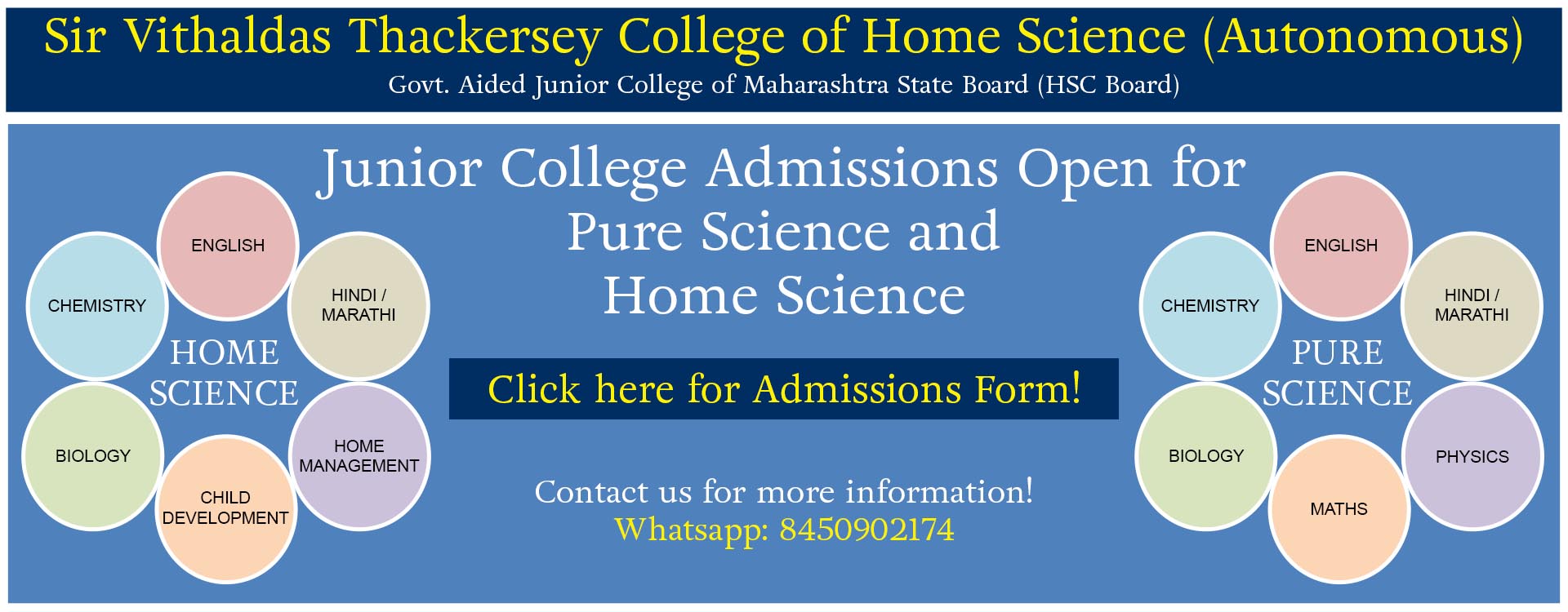 Home – Sir Vithaldas Thackersey College of Home Science, S.N.D.T. Women ...