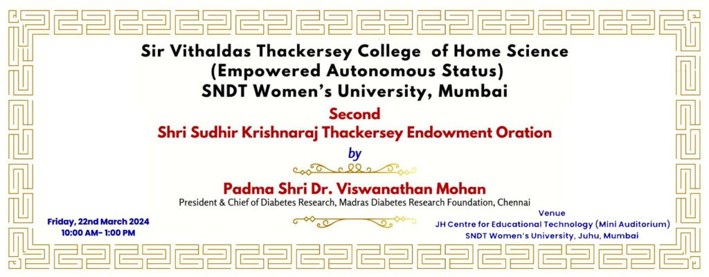 Sir Vithaldas Thackersey College of Home Science – S.N.D.T. Women’s ...